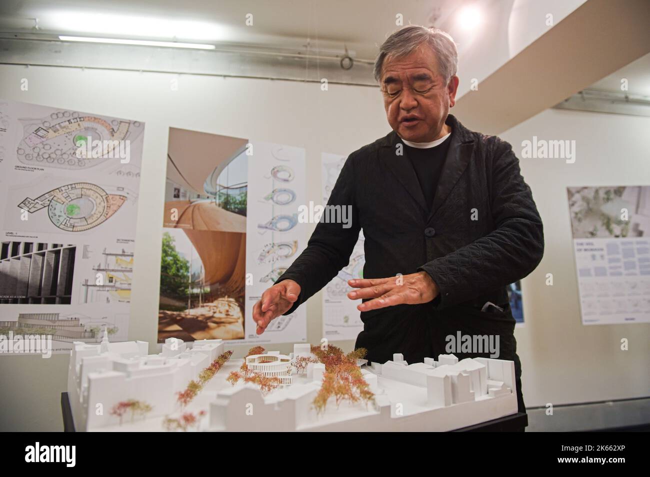 Brno, Czech Republic. 11th Oct, 2022. Japanese architect Kengo Kuma has ...