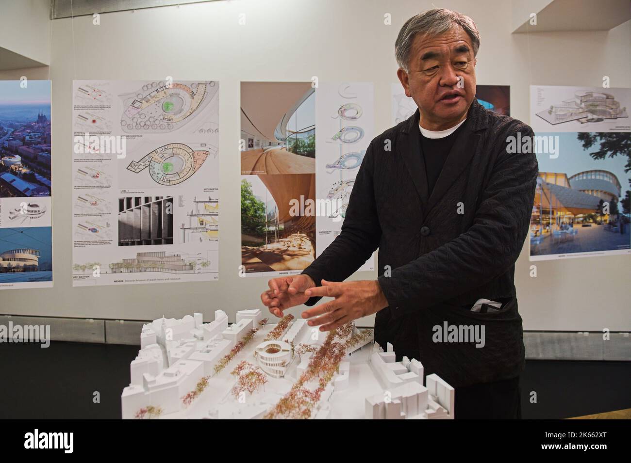 Brno, Czech Republic. 11th Oct, 2022. Japanese architect Kengo Kuma has ...