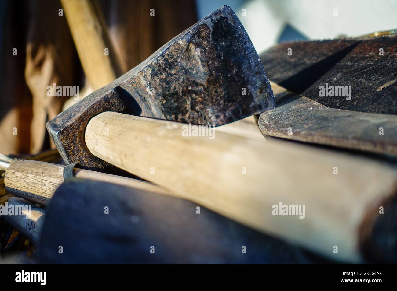 Farmer india tools hi-res stock photography and images - Alamy