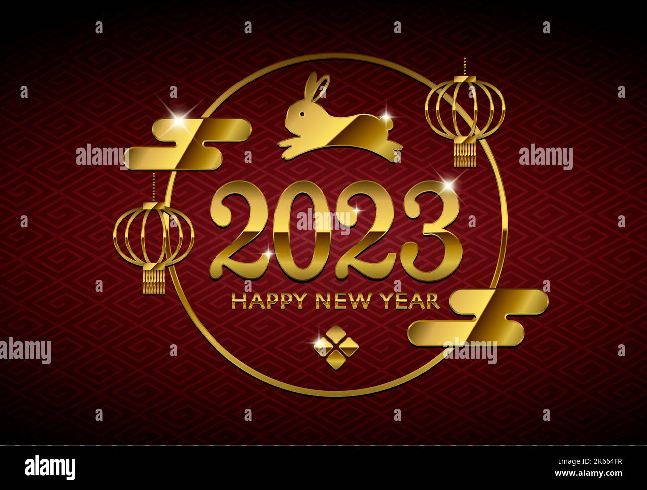 2023 Chinese new year greeting illustration Stock Vector Image & Art - Alamy