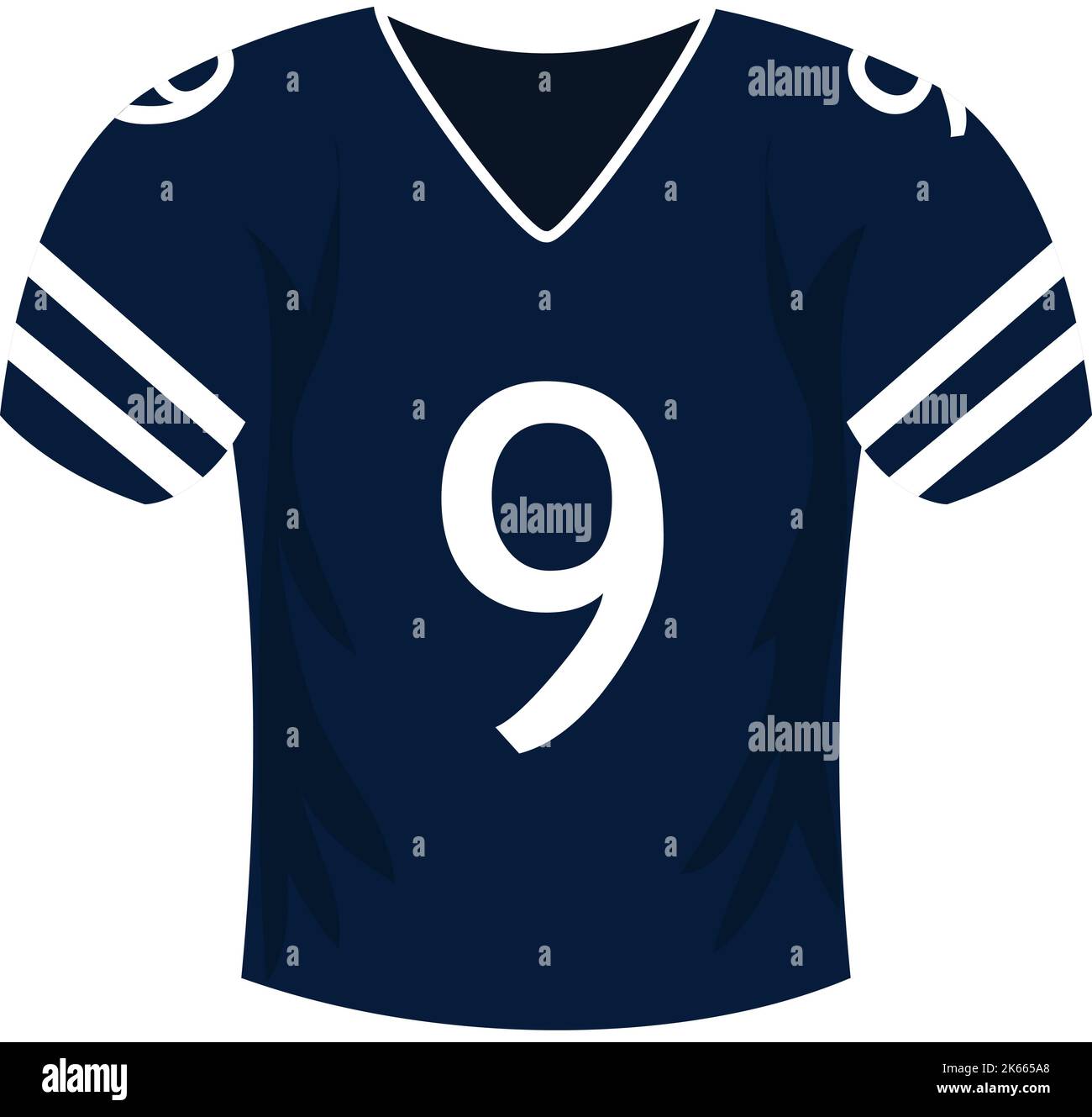 Sport tshirt icon cartoon vector. American football. Play marker Stock ...