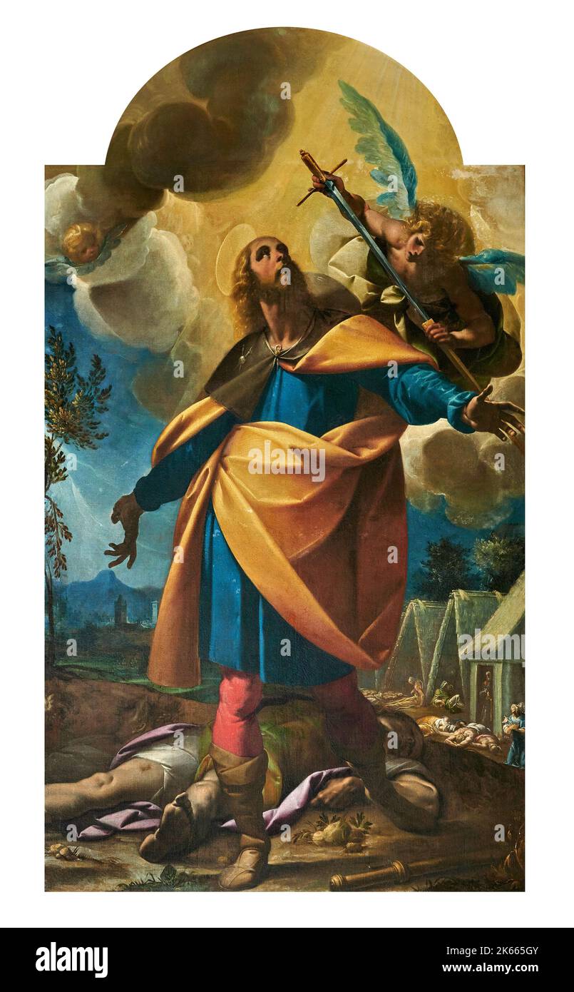 San Rocco intercede contro la peste - olio su tela - Pier Francesco ...