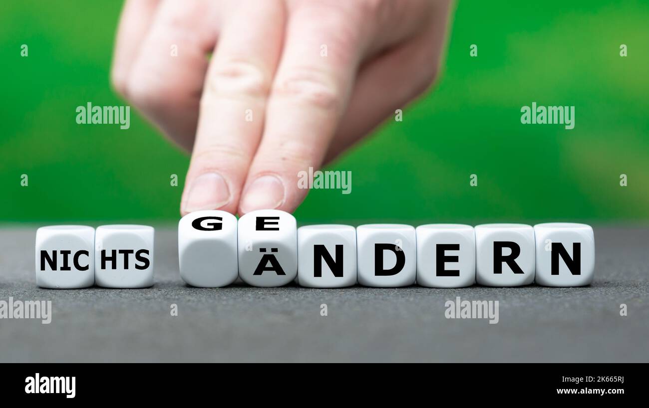 German expression 'nichts gendern' Stock Photo - Alamy