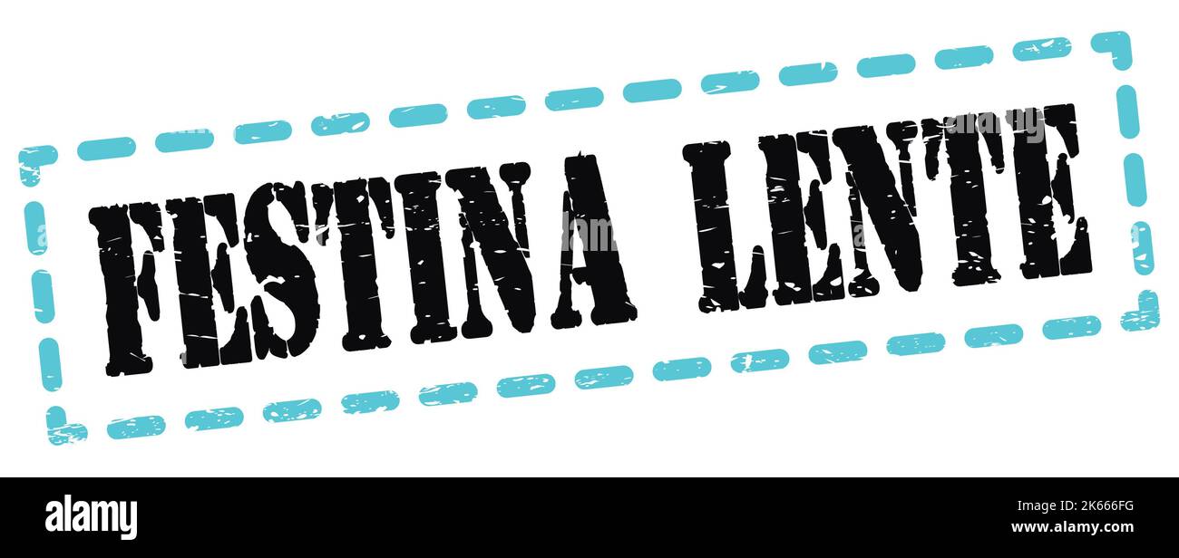 Festina lente Cut Out Stock Images & Pictures - Alamy