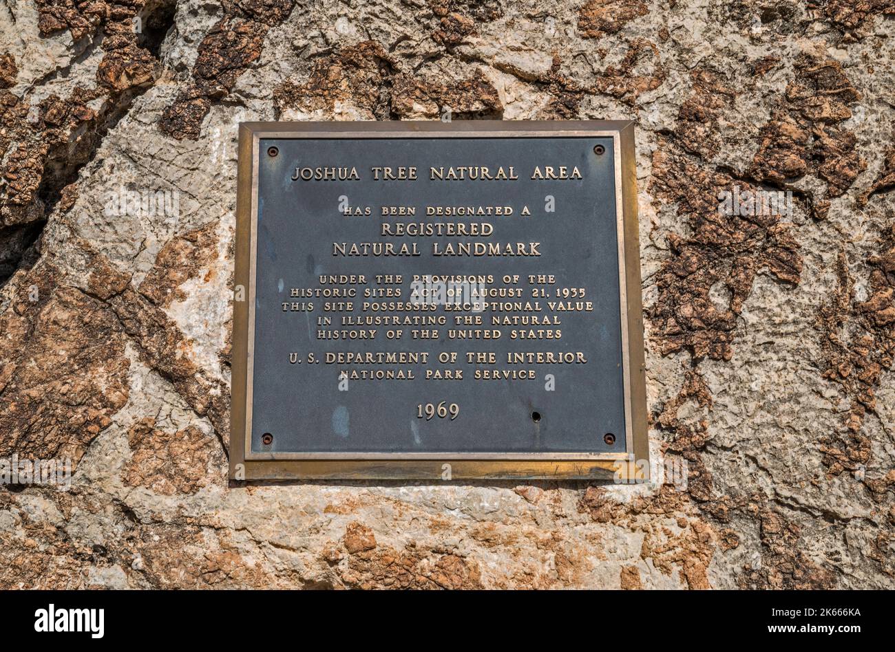 Plaque in Joshua Tree Natural Area, Bulldog Knolls, Beaver Dam ...