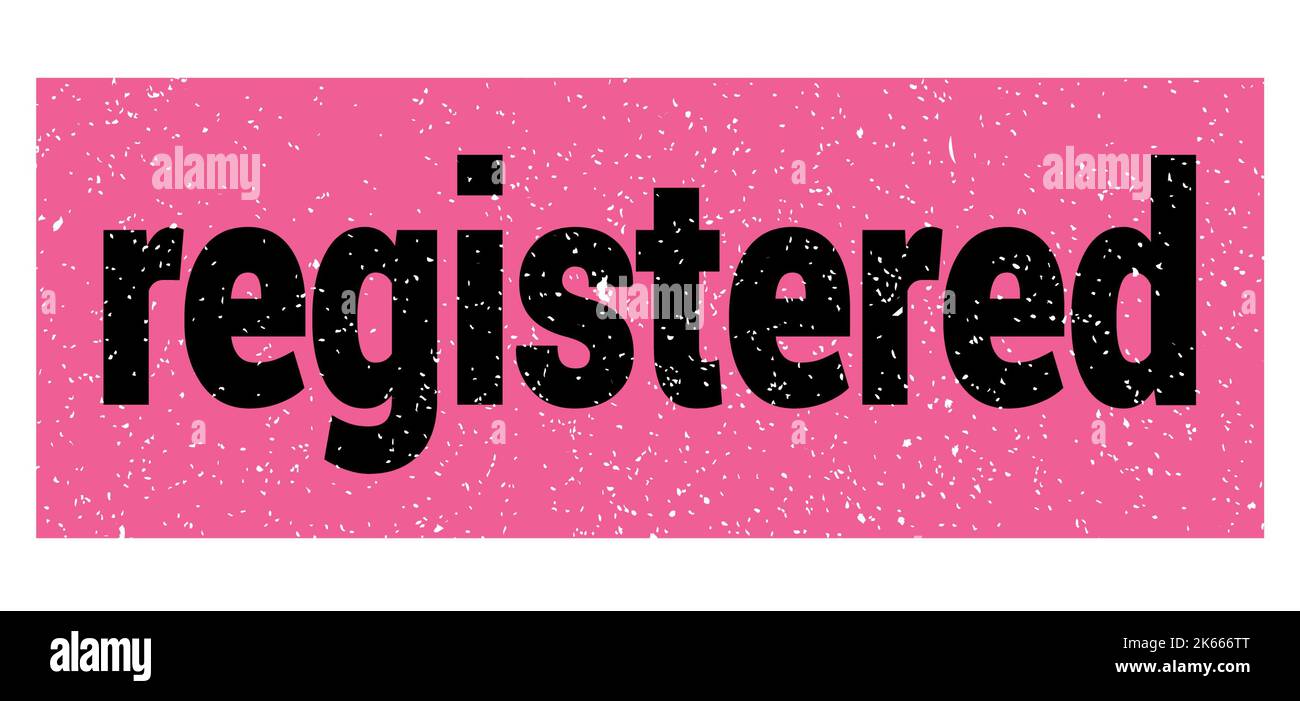 Registered stamp sign seal hi-res stock photography and images - Alamy