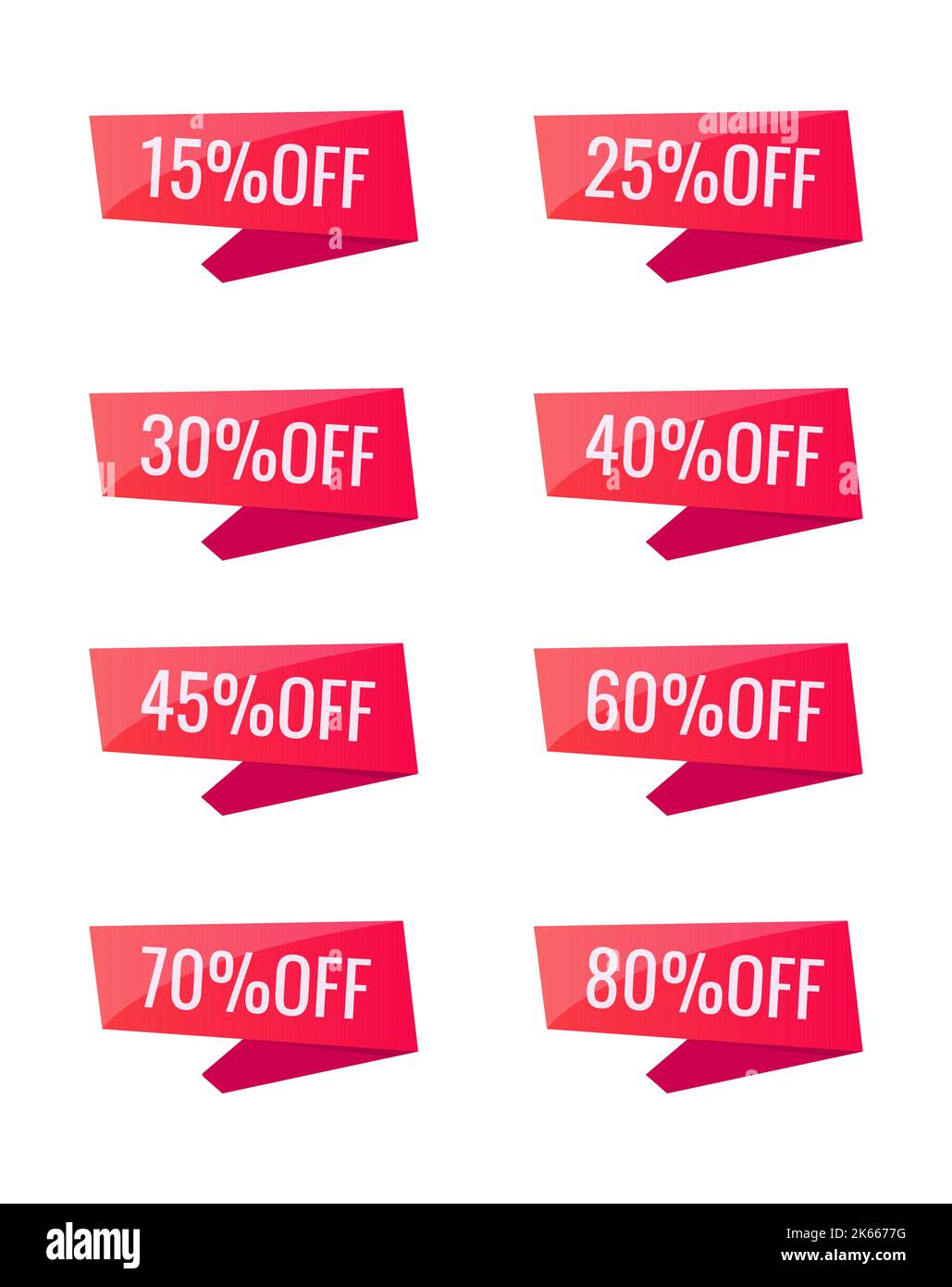 collection of price tags with discounts from Stock Vector Image & Art ...