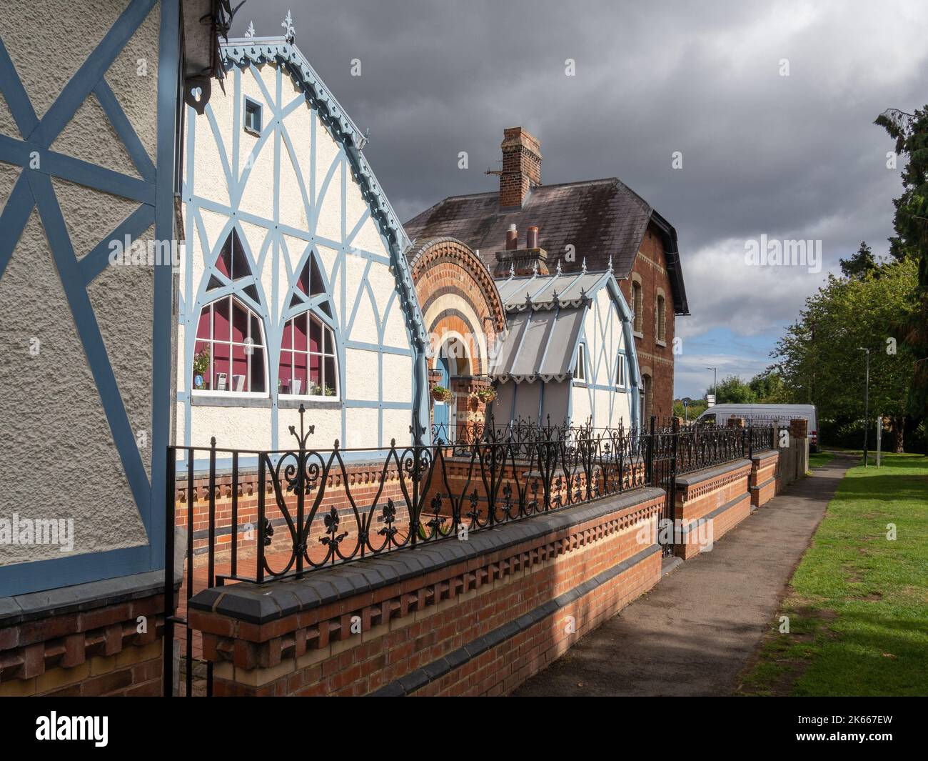 The old historic Pump Rooms, Tenbury Wells, Worcestershire, UK; opened ...