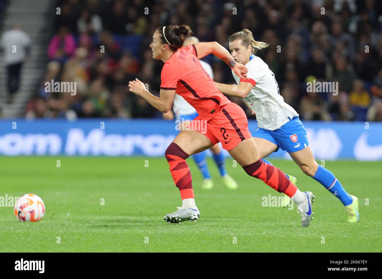 BRIGHTON ENGLAND - OCTOBER 11: Lucy Bronze (Barcelona) of England Women ...