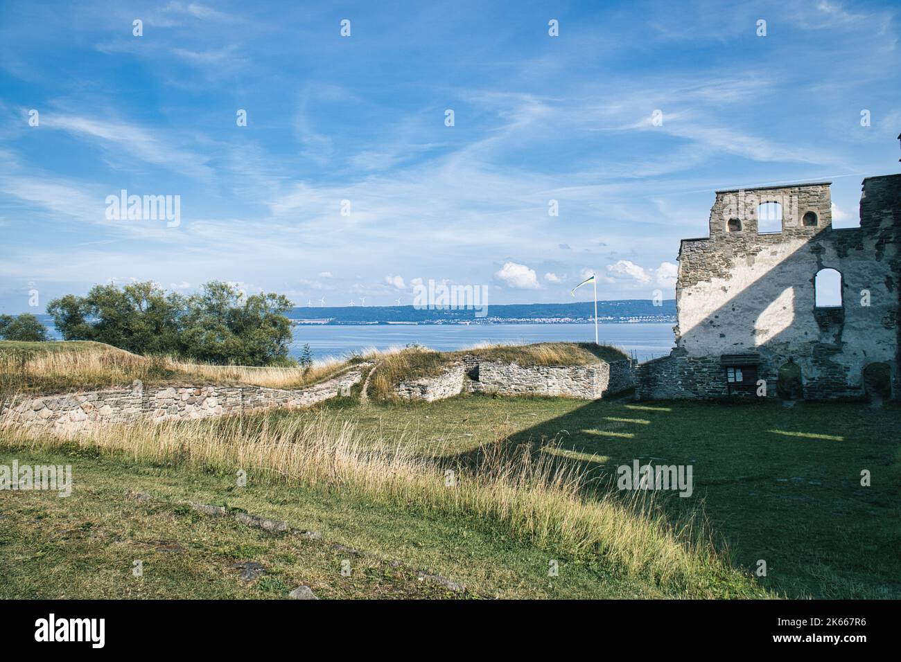Visingsborg Castle in Sweden on the island of Visingsoe in Lake ...