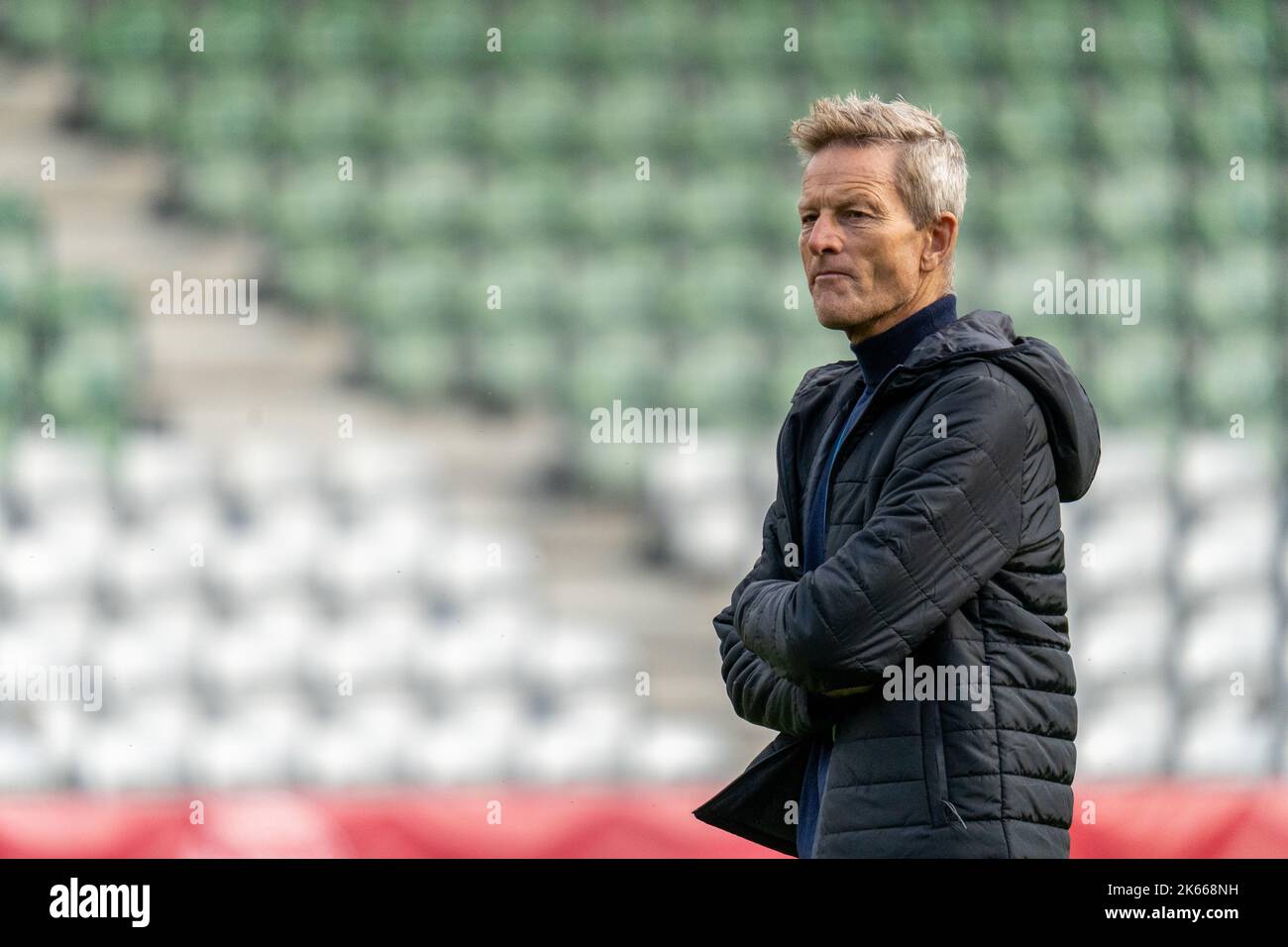 Viborg, Denmark. 11th, October 2022. Head coach Lars Soendergaard of ...
