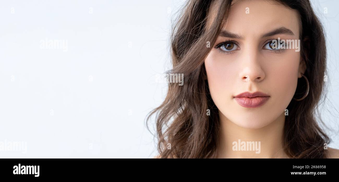 beauty portrait woman with perfect face Stock Photo - Alamy