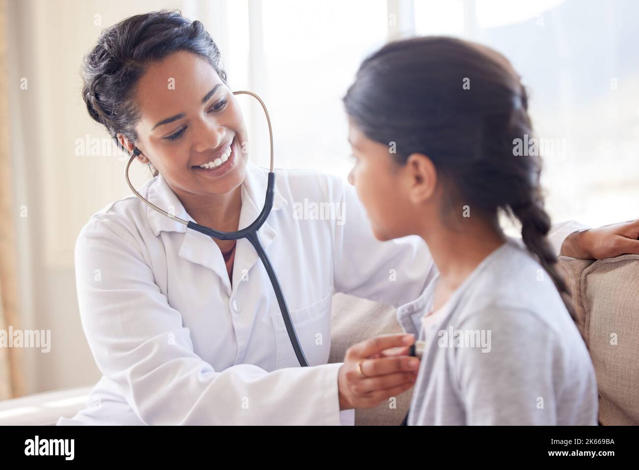 Little Girls Doctor Check Up