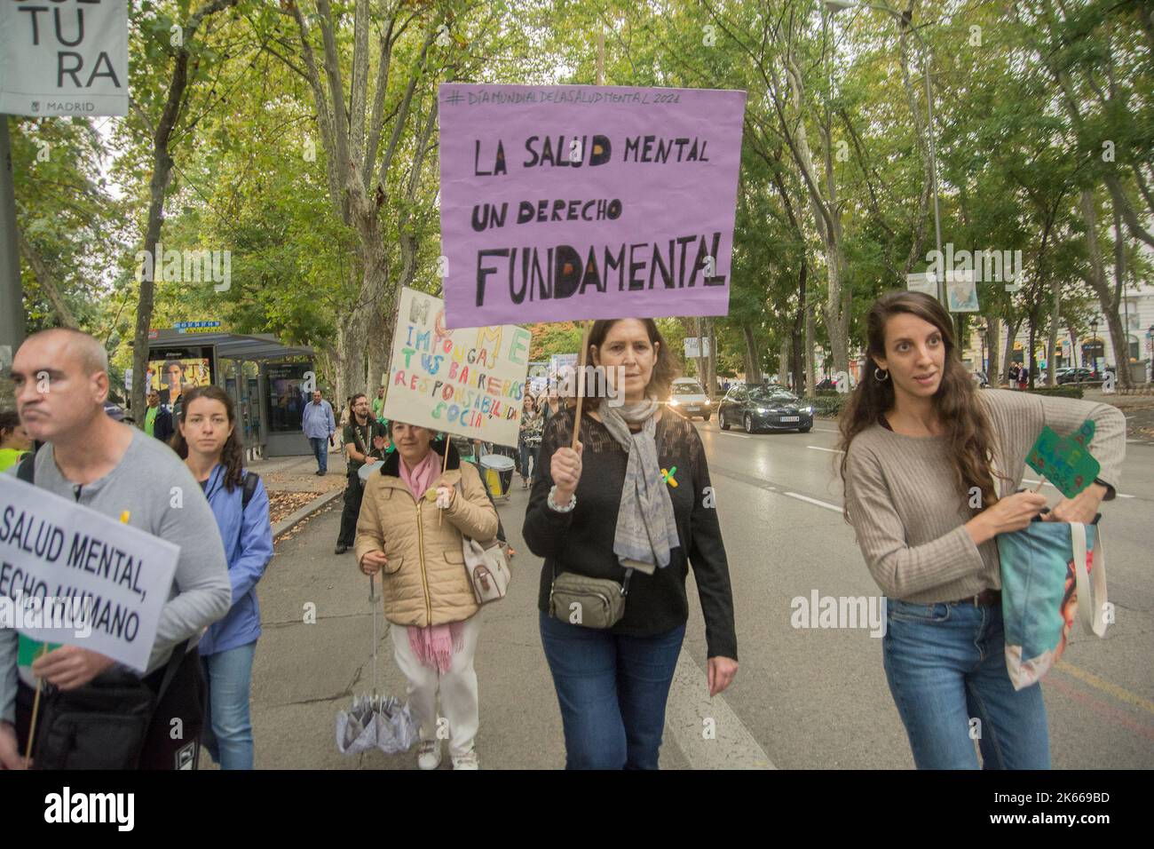 Madrid, Madrid, Spain. 11th Oct, 2022. World Mental Health Day is ...