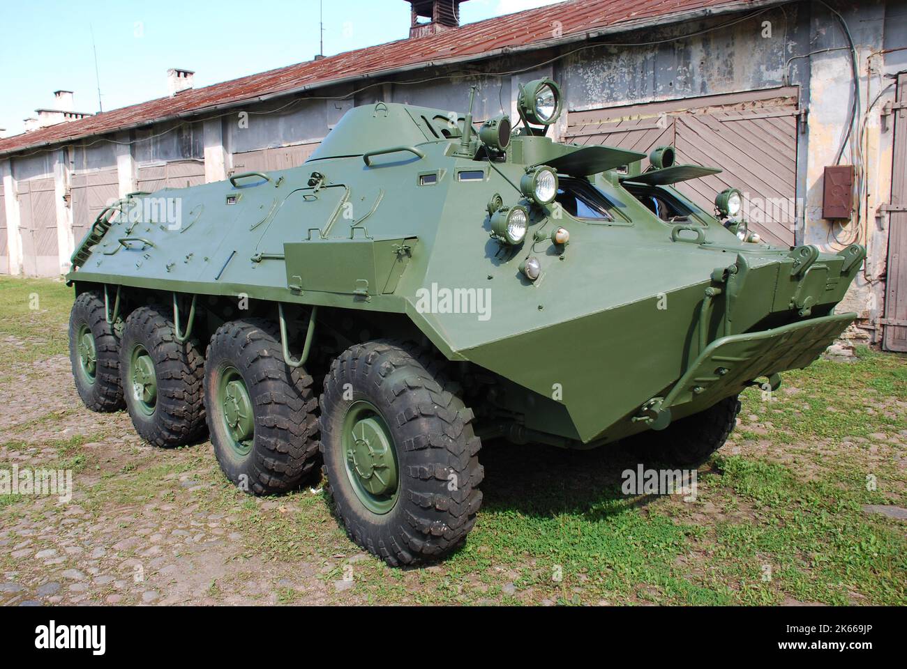 BTR-60 armored personnel carrier Stock Photo - Alamy