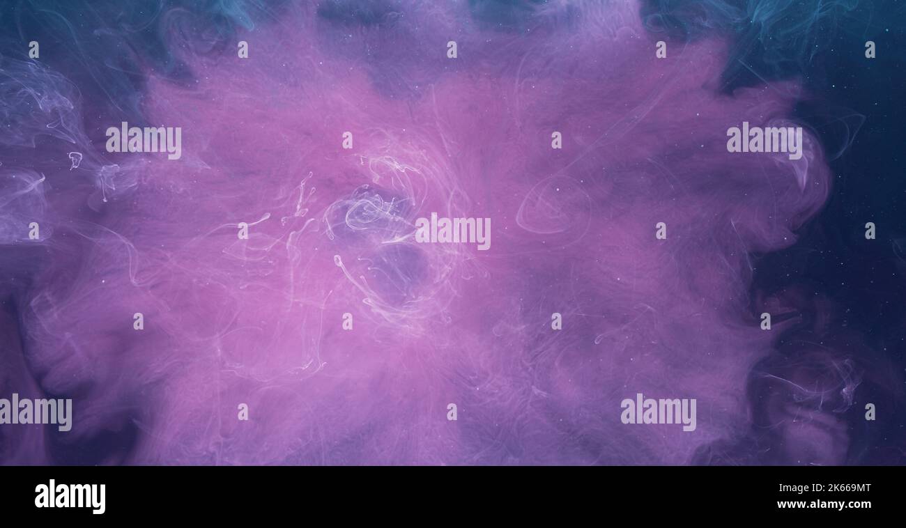 fog flow fantasy cloud white pink gas blend Stock Photo - Alamy