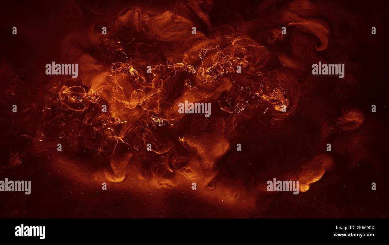 ink water explosion burning toxic fumes Stock Photo - Alamy