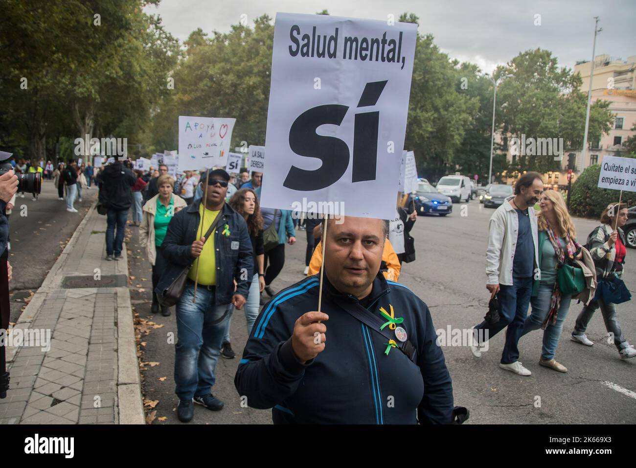 Madrid, Madrid, Spain. 11th Oct, 2022. World Mental Health Day is ...