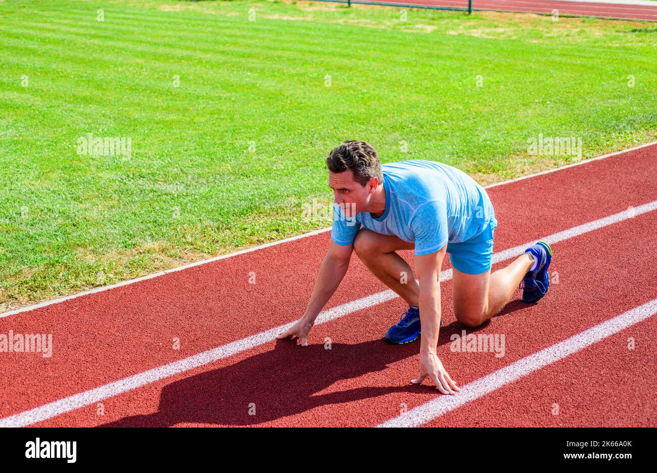 How to start running. Sport tips from professional runner. Man athlete ...