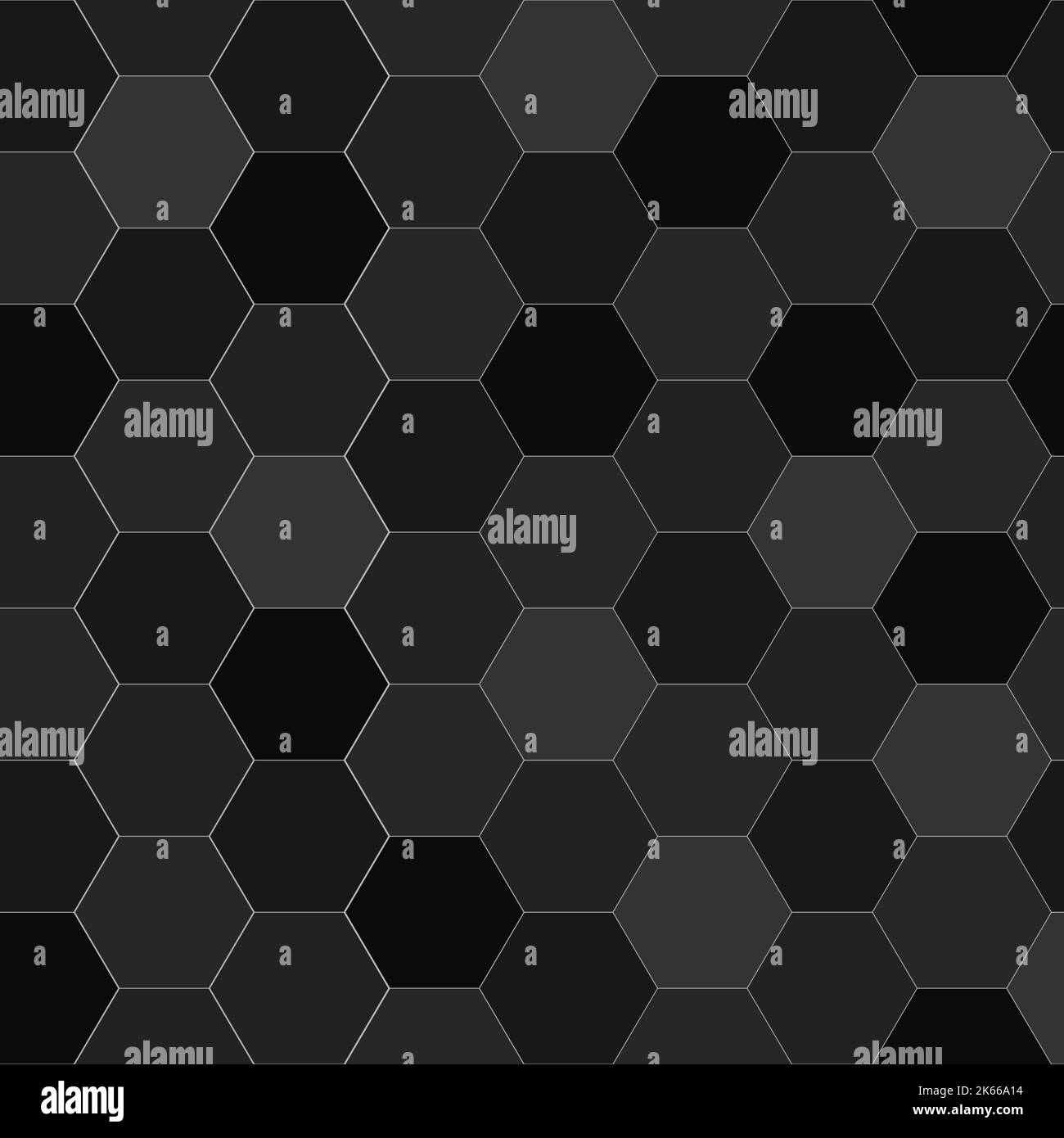 Ceramic tile hexagonal wall or floor decoration, beige mosaic brick ...