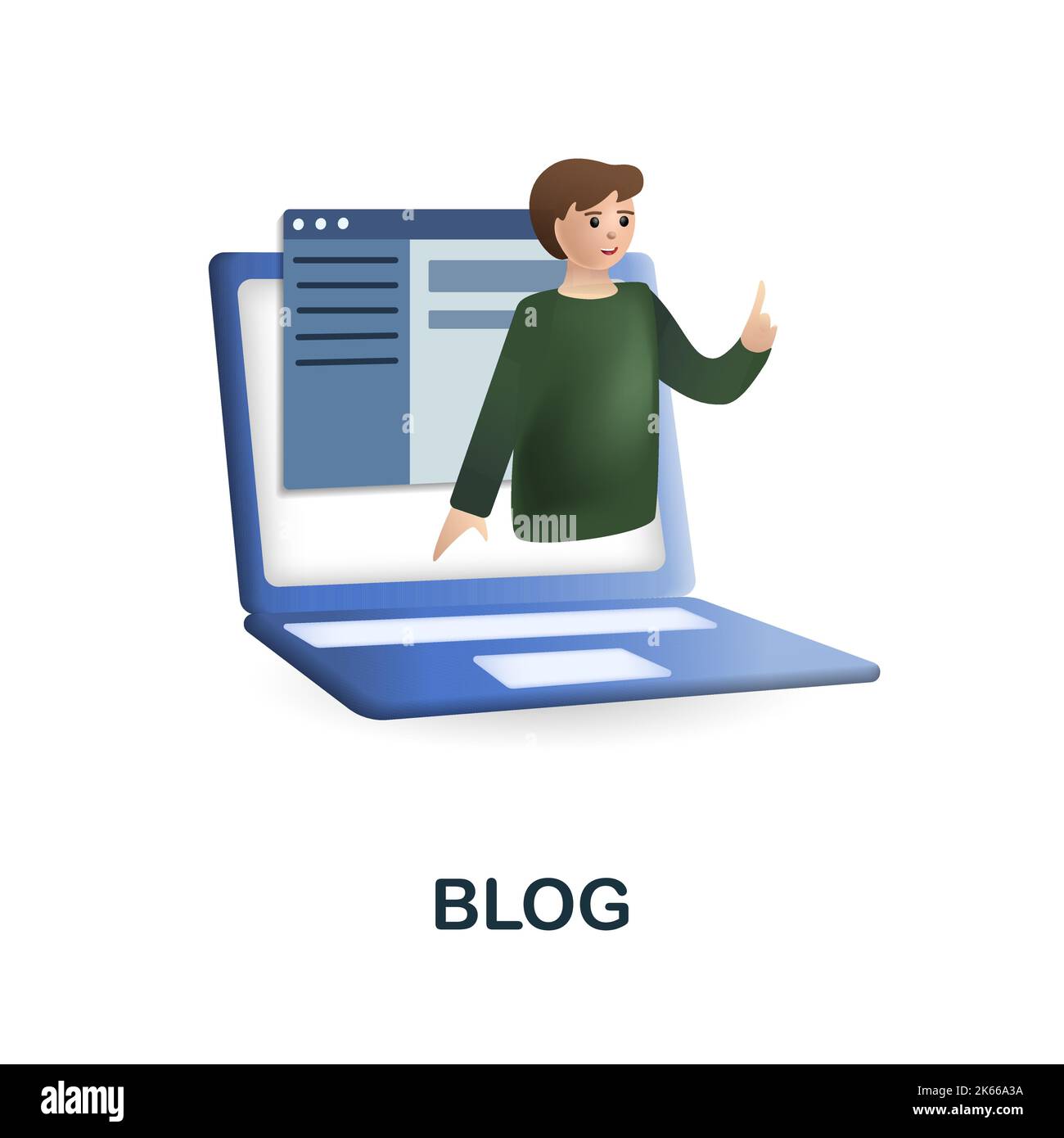 Blogger help Stock Vector Images - Alamy