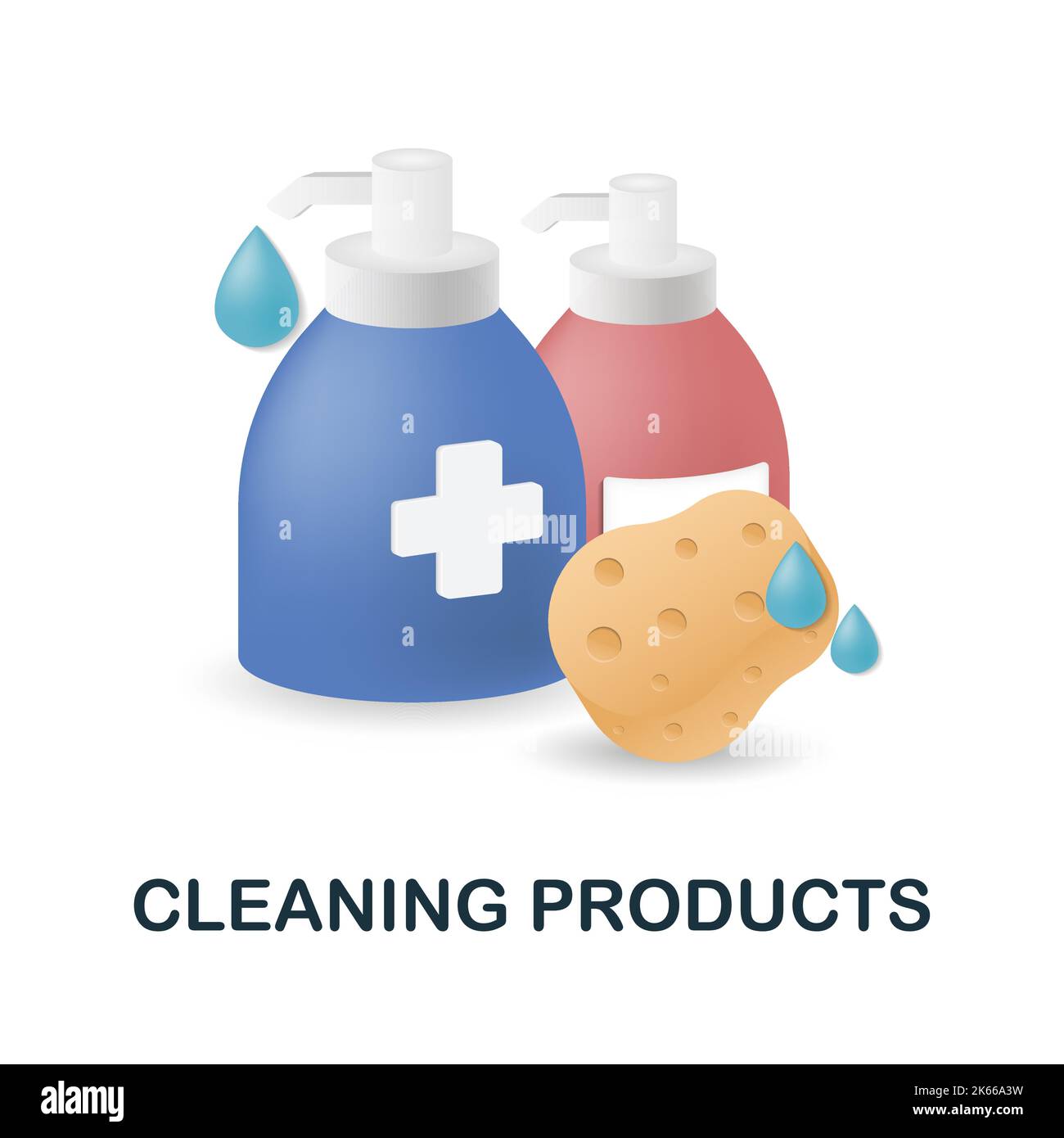 Cleaning Products icon. 3d illustration from cleaning collection ...
