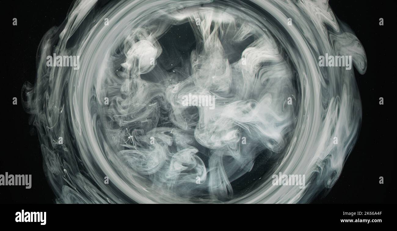 ink water explosion fluid splash grey smoke cloud Stock Photo - Alamy