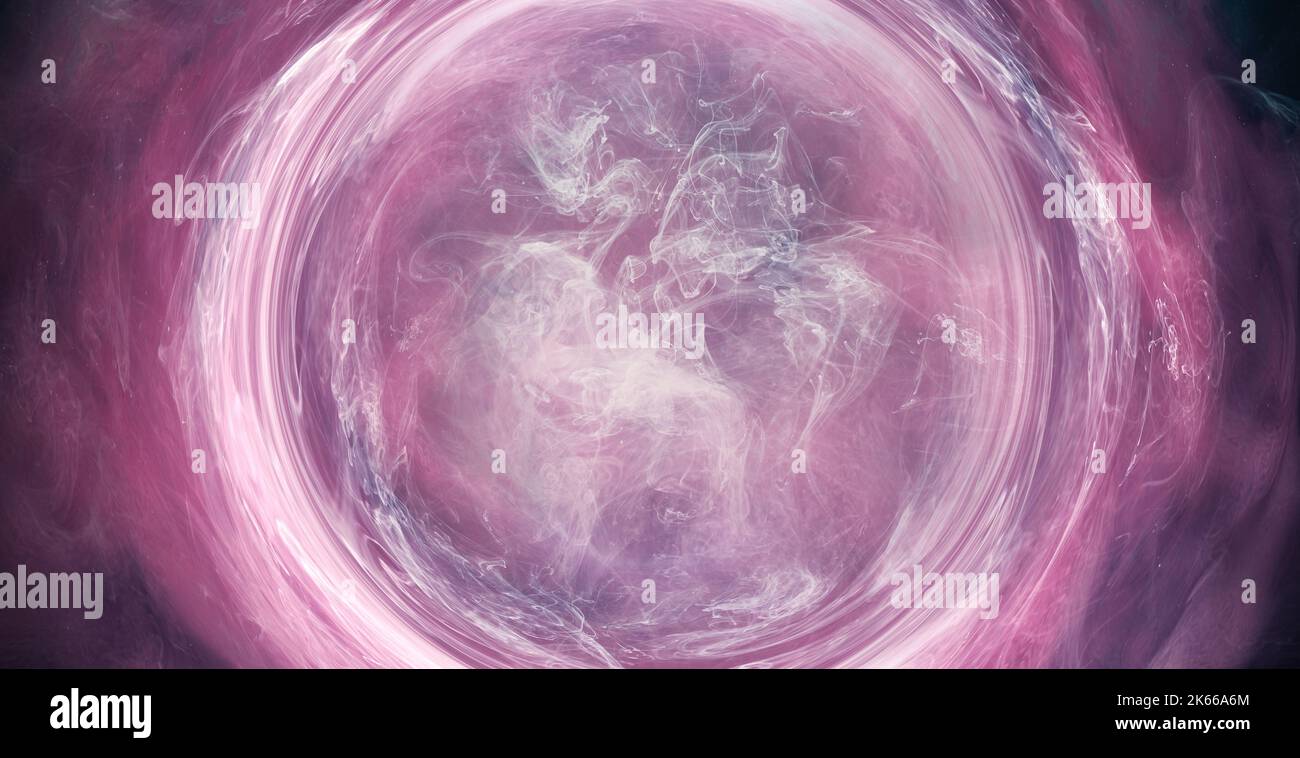 fog flow fantasy cloud white pink gas blend Stock Photo - Alamy