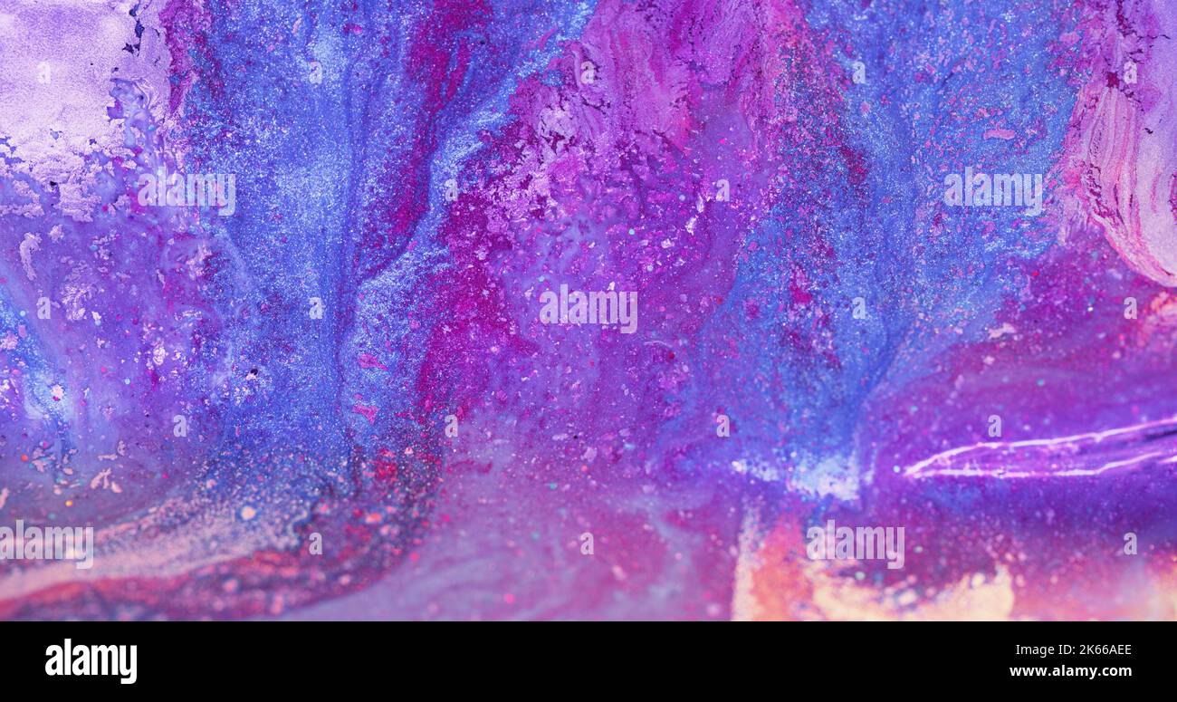 ink mix glitter paint texture fluorescent splash Stock Photo - Alamy