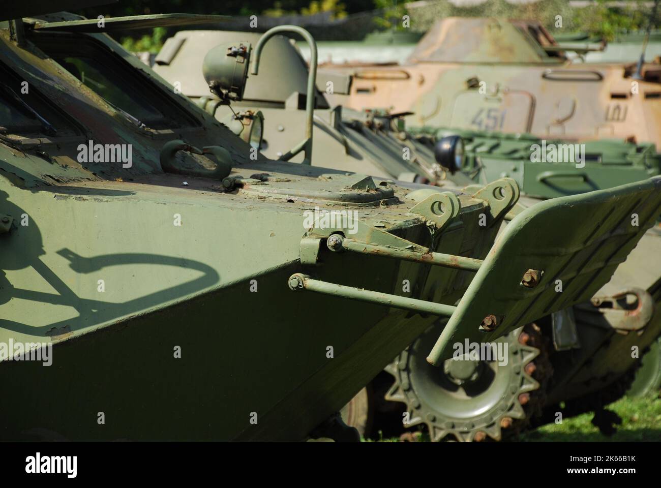 BTR-60 armored personnel carrier Stock Photo - Alamy