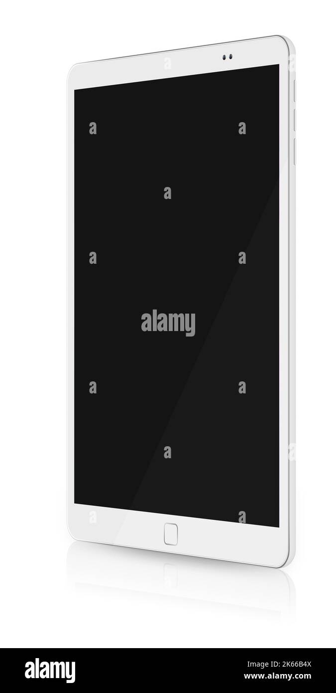 digital tablet gadget presentation empty screen Stock Photo - Alamy