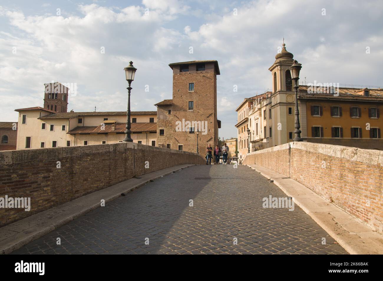 ROME, ITALY - OCTOBER 9, 2022: View of cityscape of the Tiber river ...