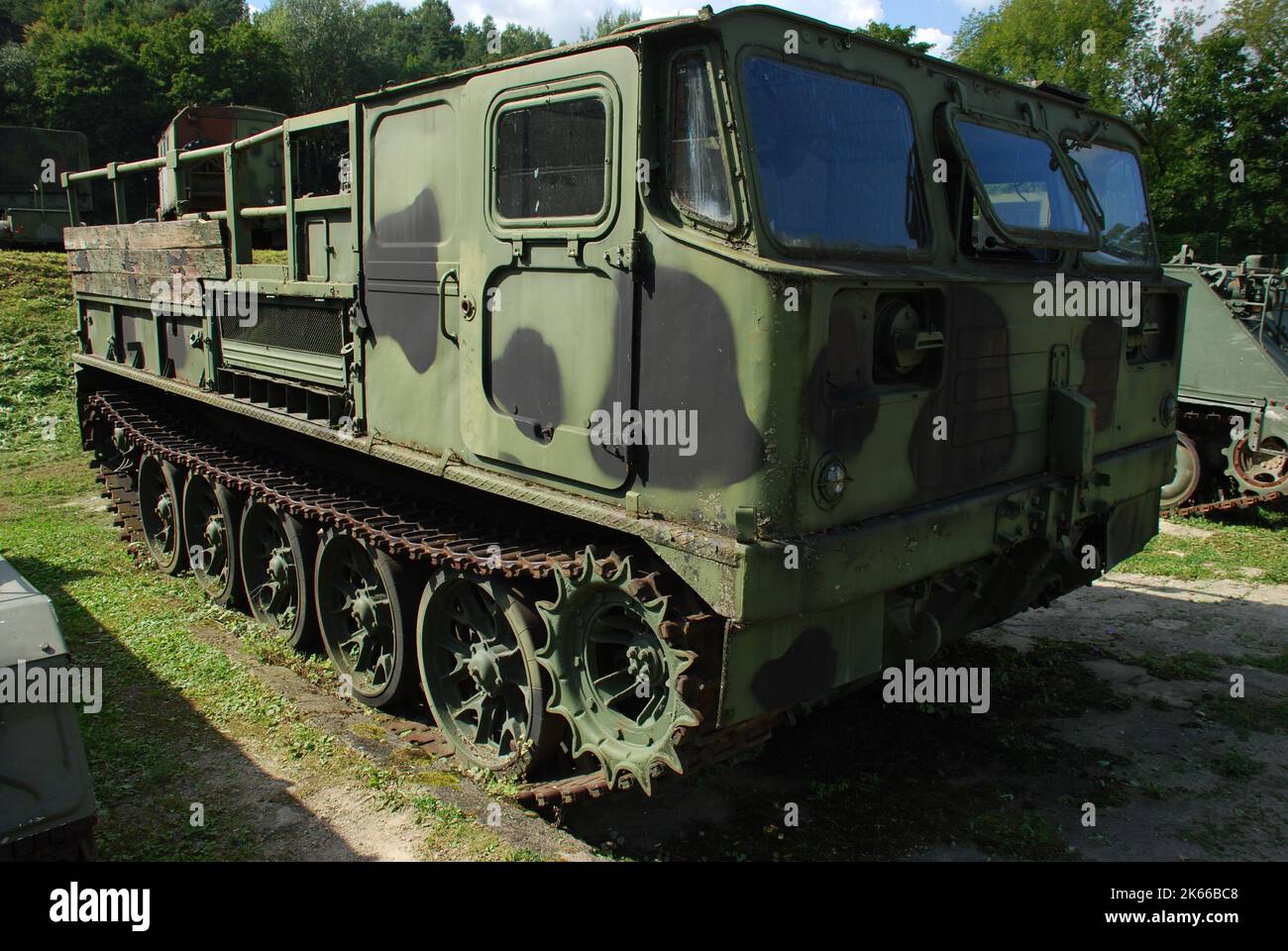 Military tracked vehicle Stock Photo - Alamy