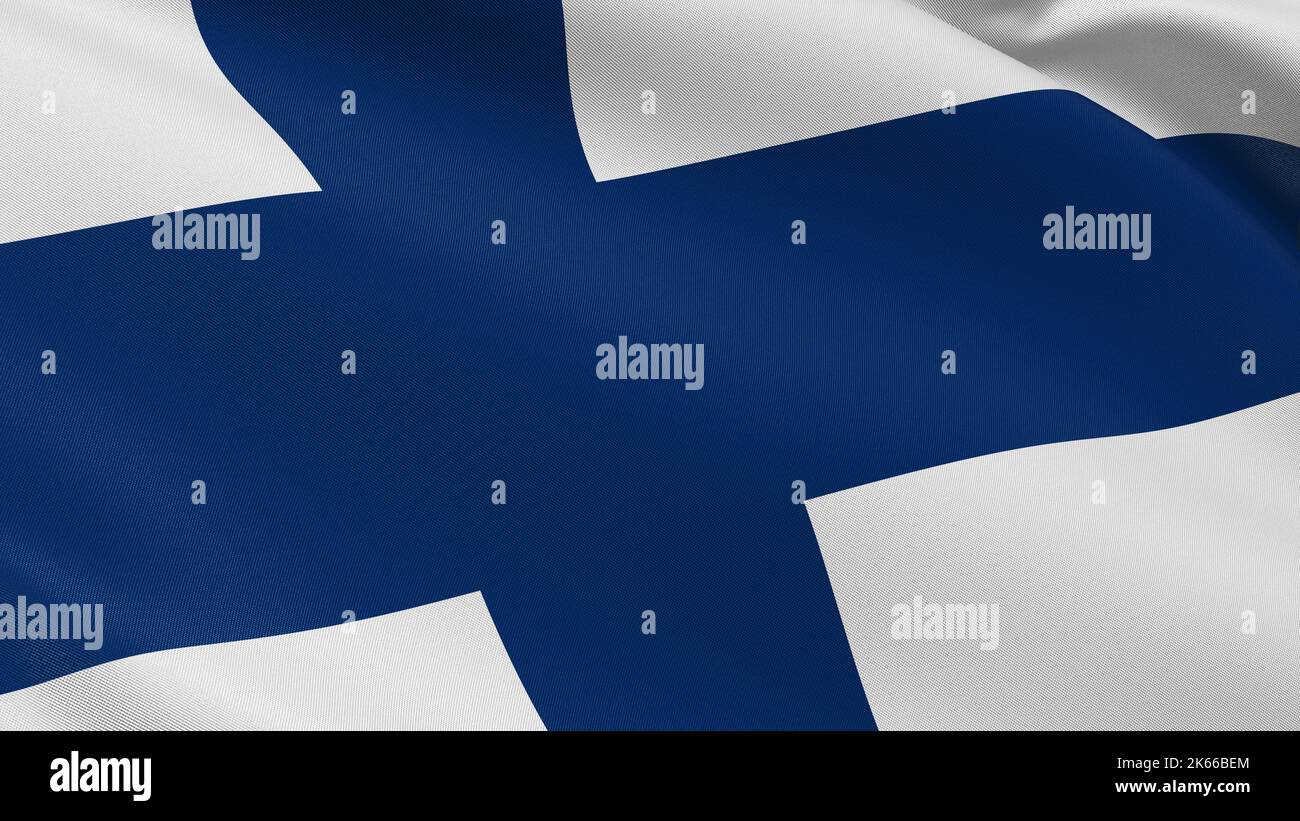 finland flag helsinki sign finnish national symbol Stock Photo - Alamy