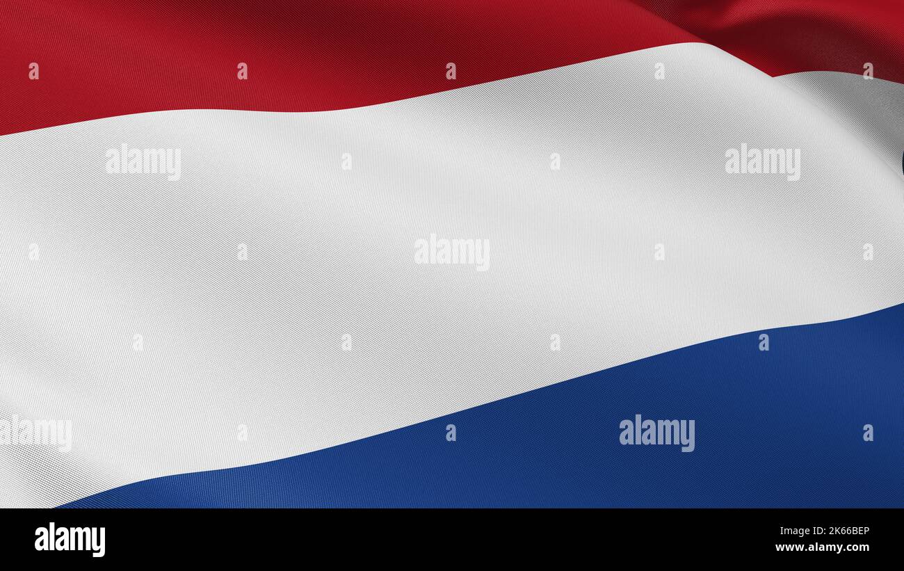 netherlands flag amsterdam dutch national tricolor Stock Photo - Alamy