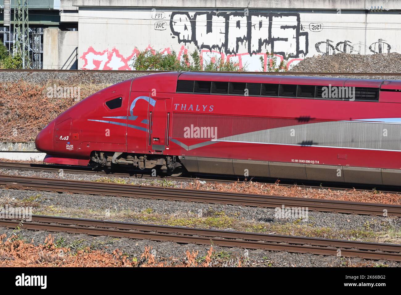 Cologne, Germany. 30th Sep, 2022. Logo, lettering on a railcar of the ...