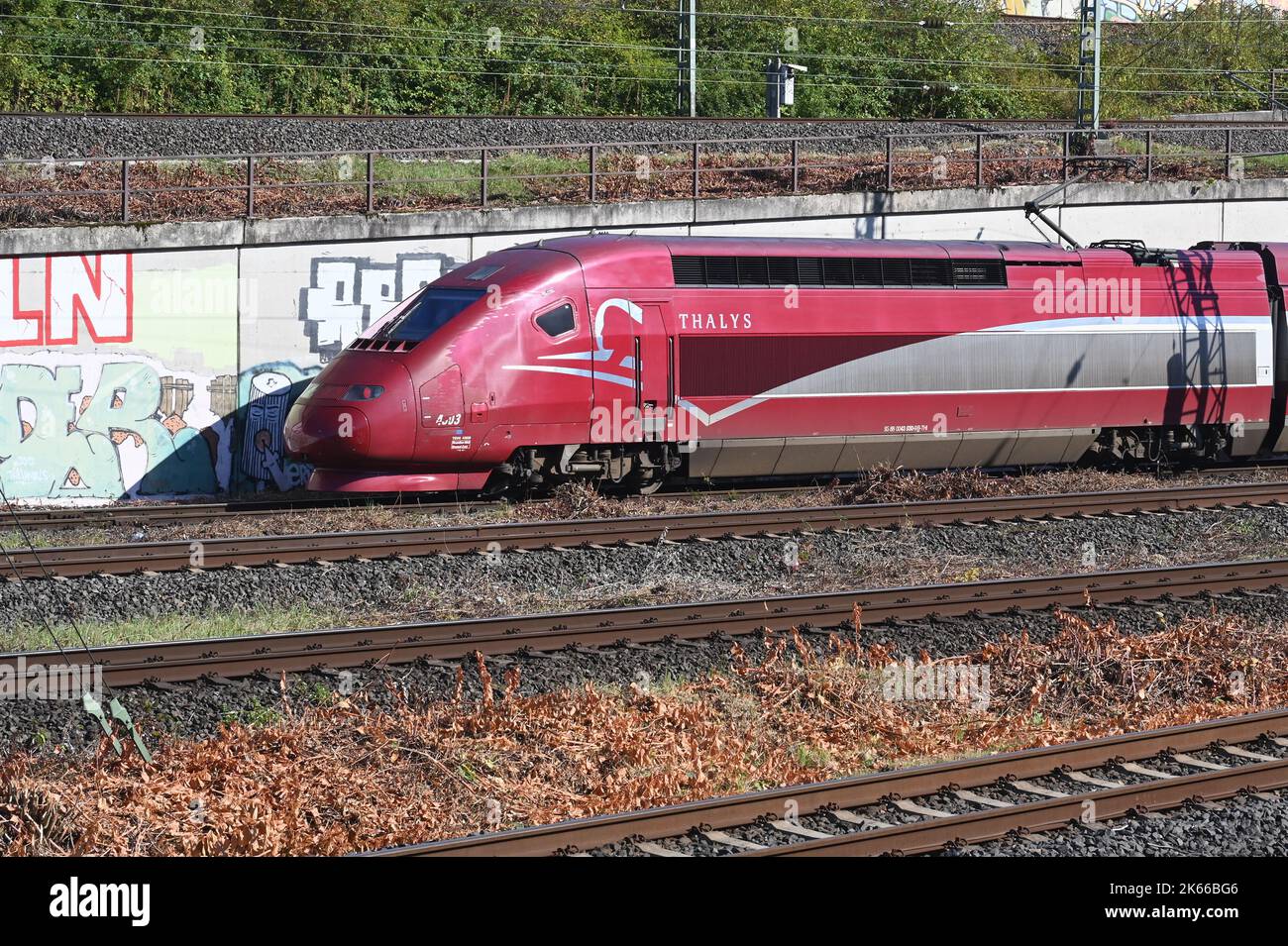 Cologne, Germany. 30th Sep, 2022. Logo, lettering on a railcar of the ...