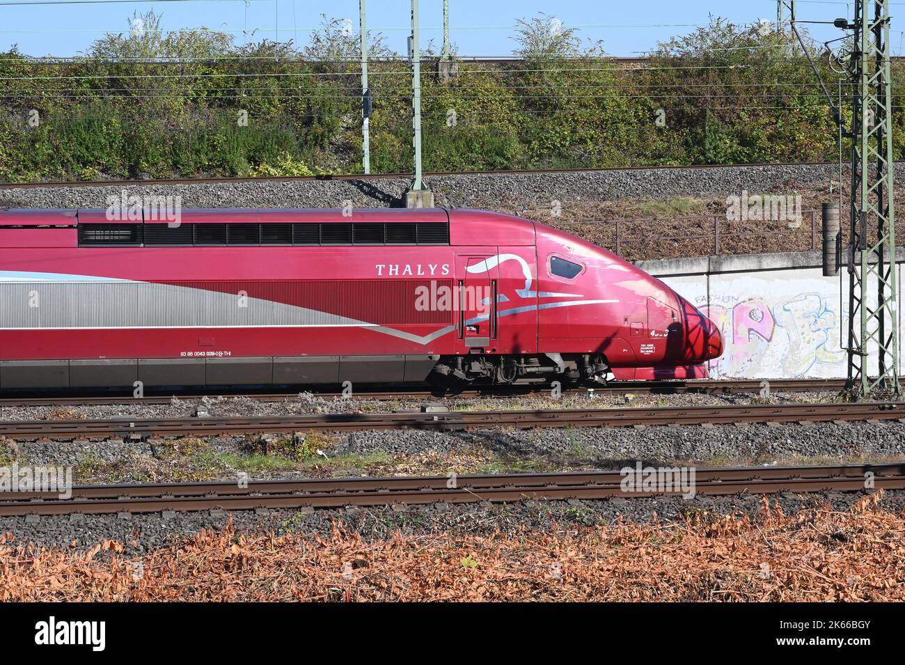 Cologne, Germany. 30th Sep, 2022. Logo, lettering on a railcar of the ...