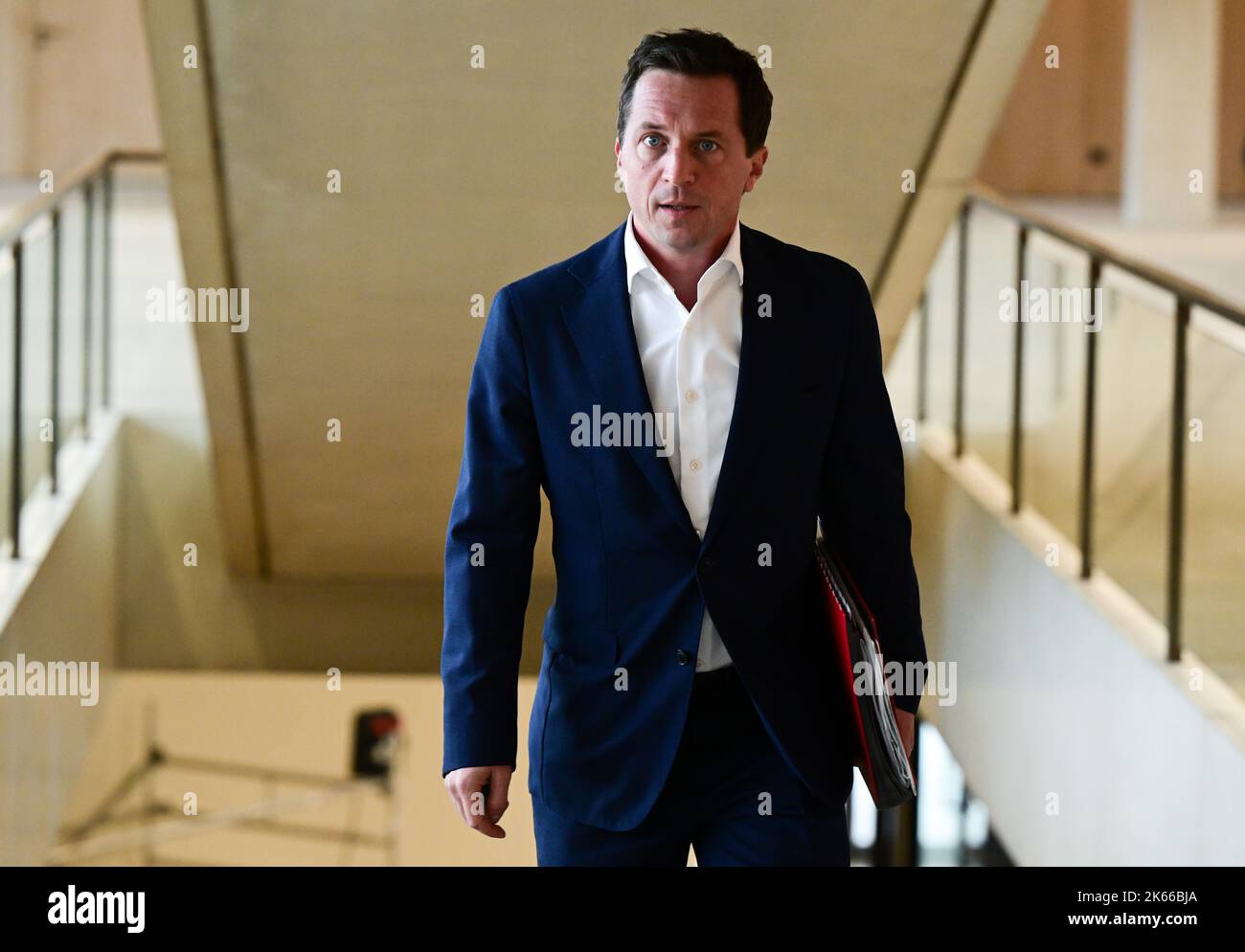 Stuttgart, Germany. 12th Oct, 2022. Sascha Binder, spokesman on ...