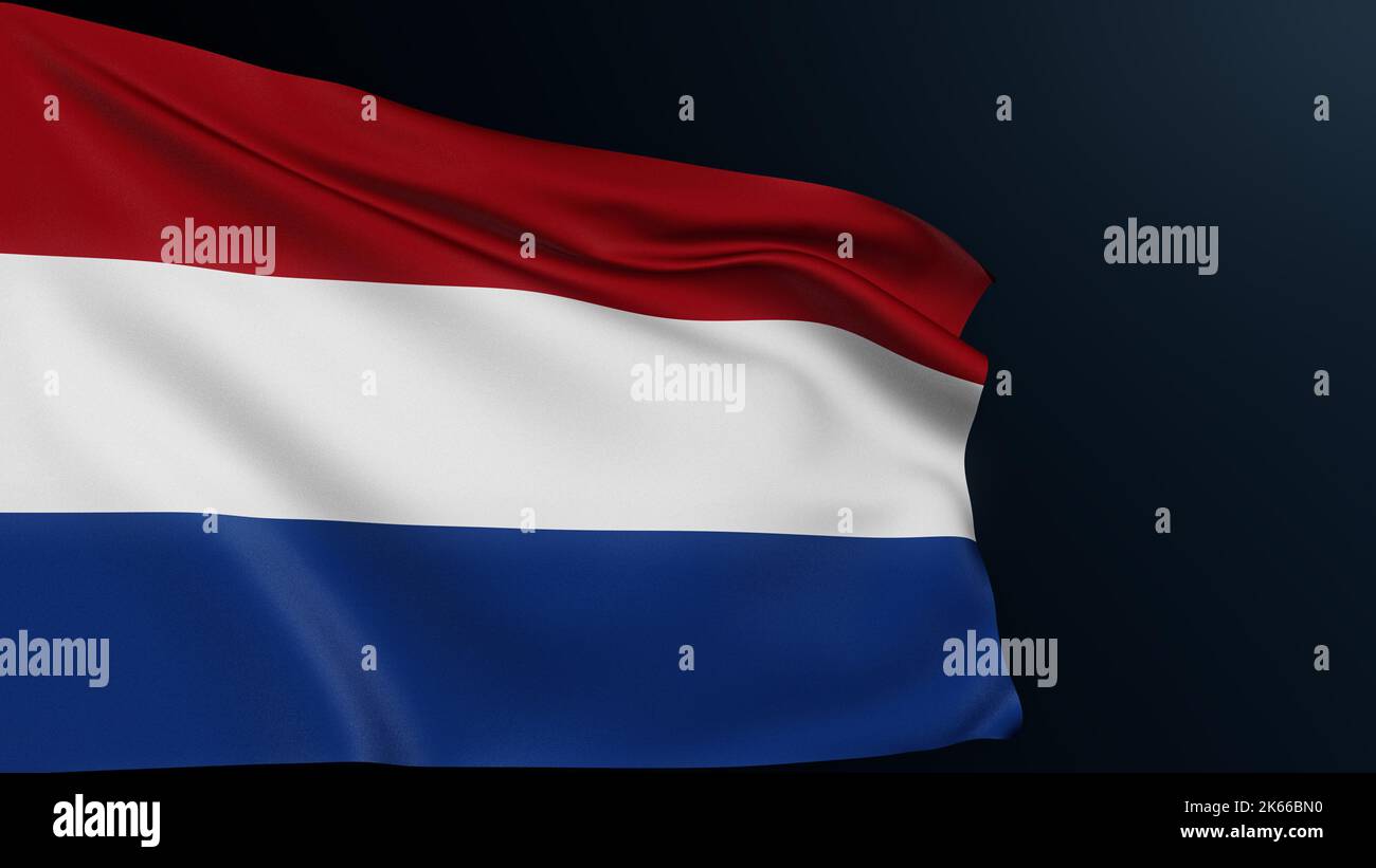 netherlands flag amsterdam dutch national tricolor Stock Photo - Alamy