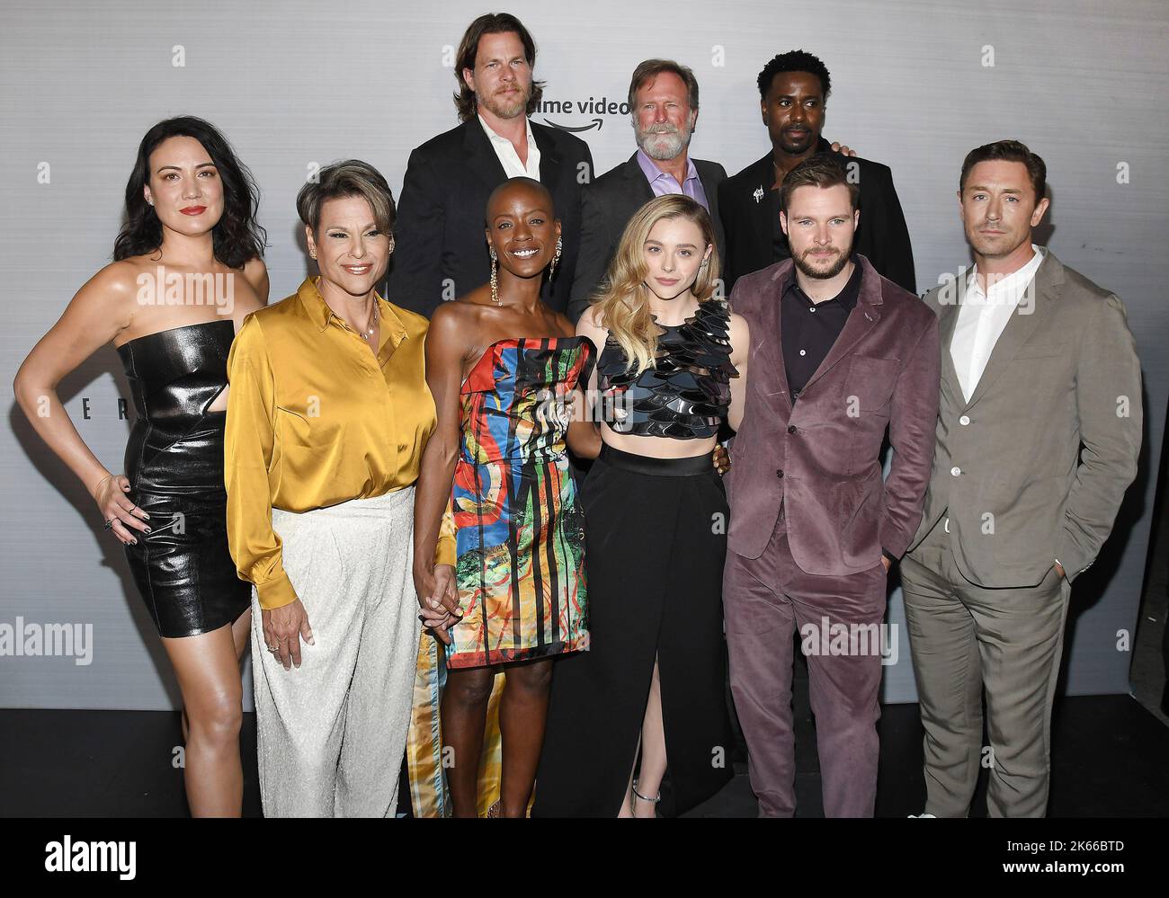 (L-R) THE PERIPHERAL Cast - Lisa Joy, Alexandra Billings, T'Nia Miller ...