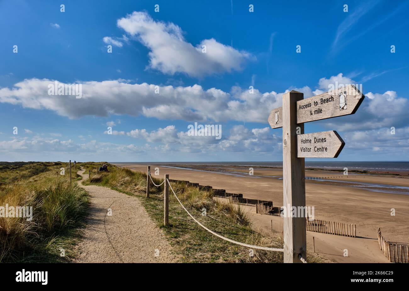 Peddars Way and Norfolk Coast Path at Holme Dunes National Nature ...