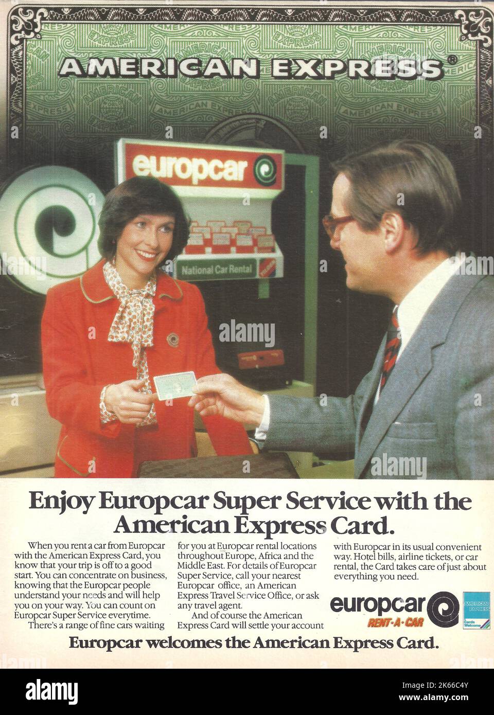 Car rental magazine advert hi-res stock photography and images - Alamy