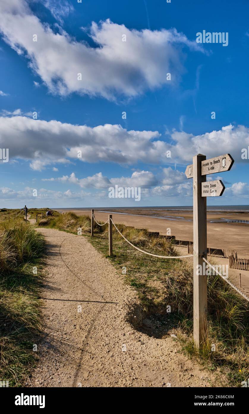Peddars Way and Norfolk Coast Path at Holme Dunes National Nature ...
