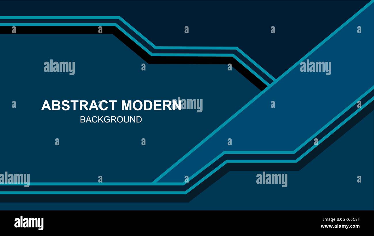 An editable blue presentation background template design Stock Vector ...