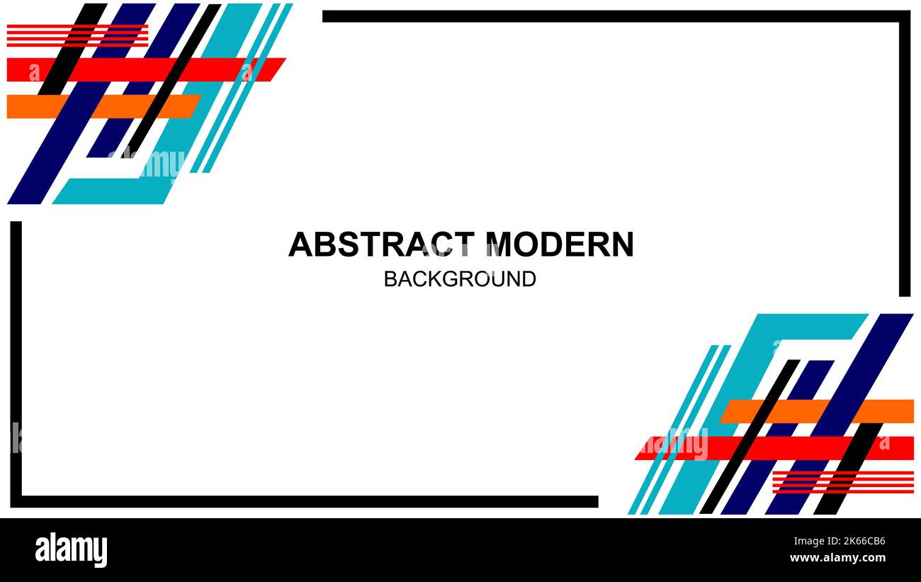 An editable white presentation background template with abstract design ...