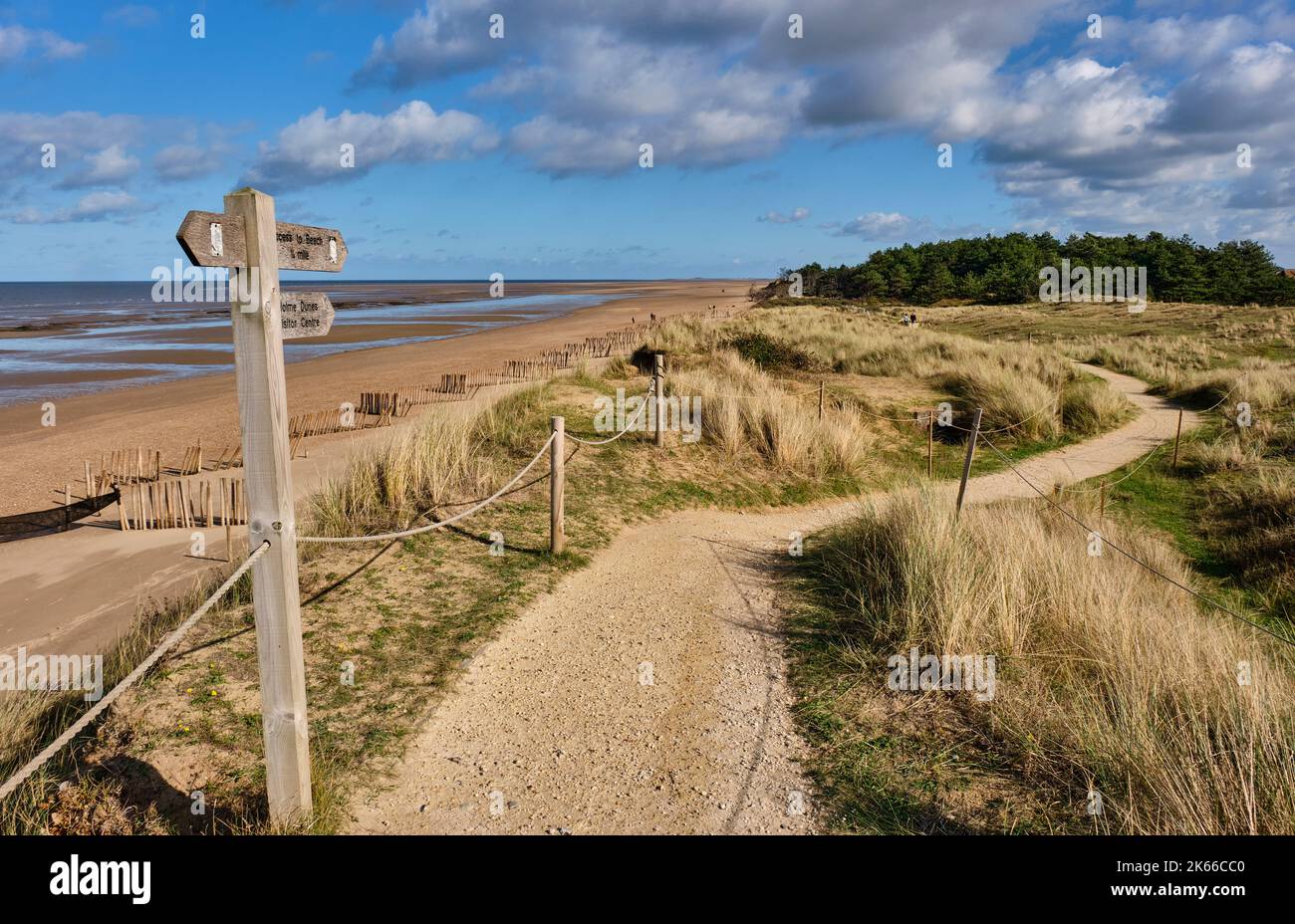 Peddars Way and Norfolk Coast Path at Holme Dunes National Nature ...