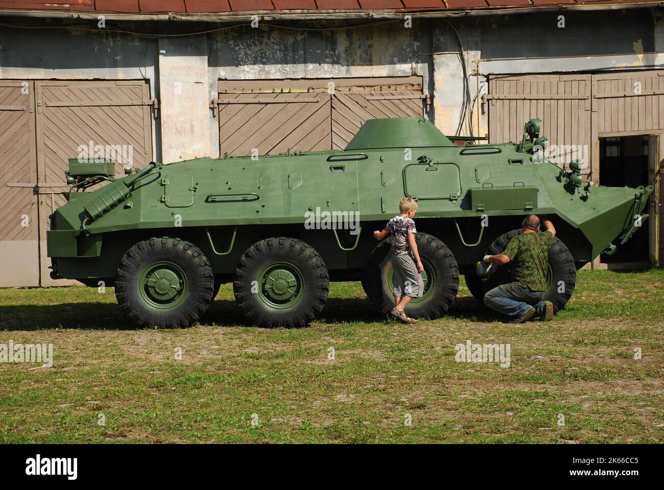 BTR-60 armored personnel carrier Stock Photo - Alamy