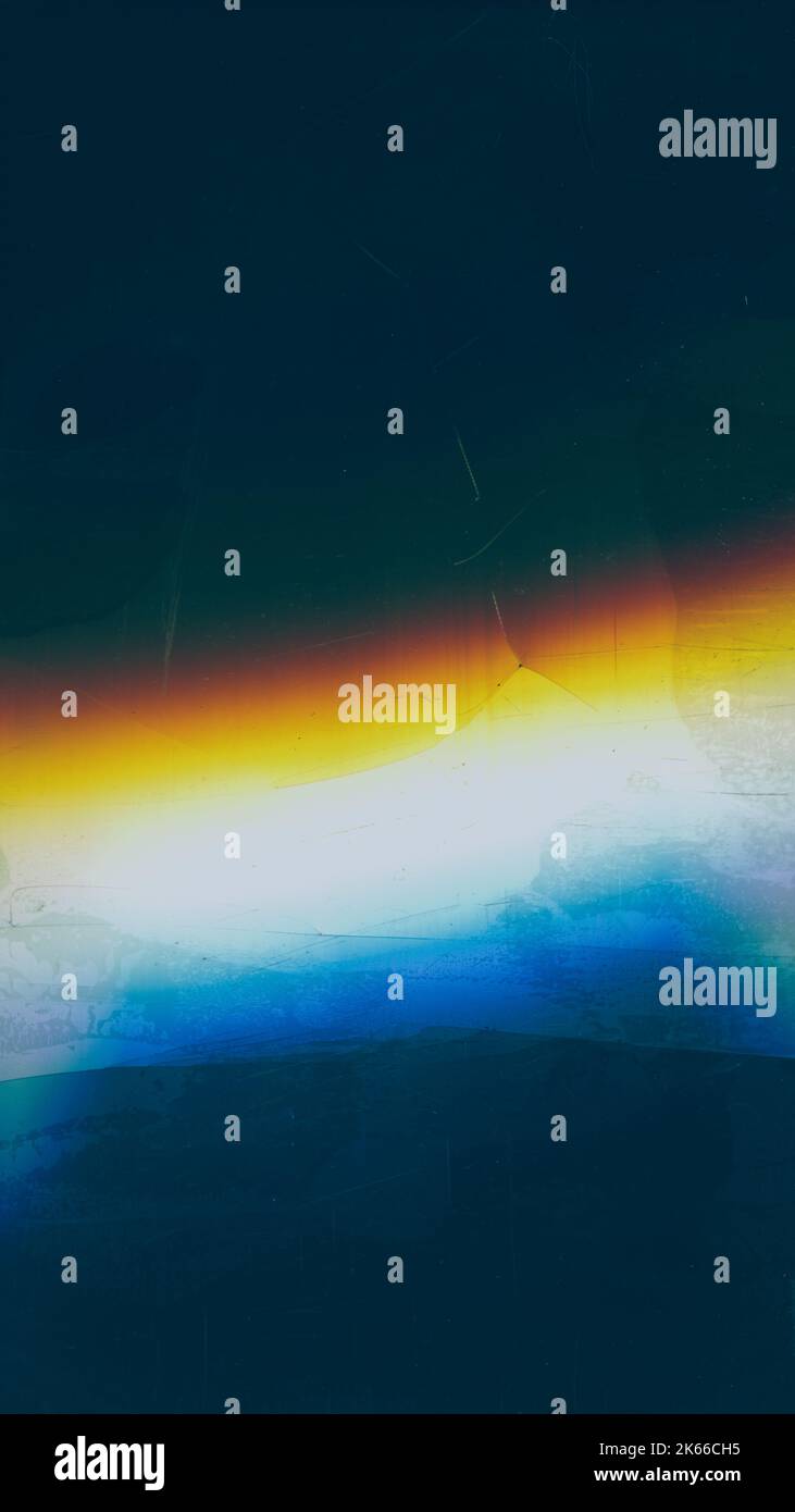 aged overlay color glitch rainbow dust scratches Stock Photo - Alamy