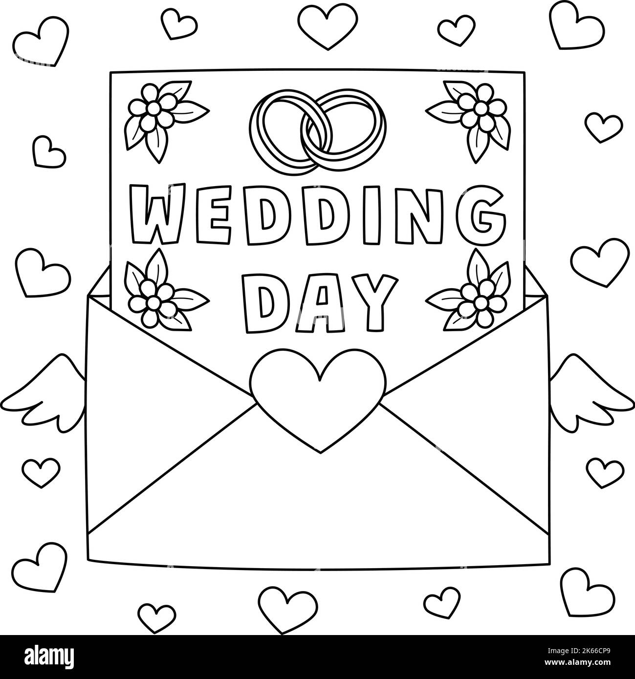 Wedding day celebration marriage Cut Out Stock Images & Pictures - Alamy